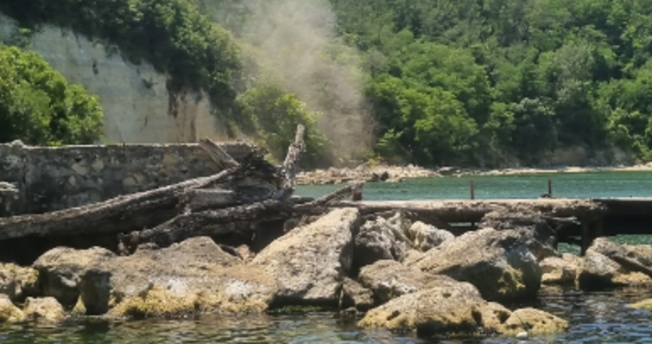 Petel.bg - новини - Свлече се скатът над плаж Романтика във Варна